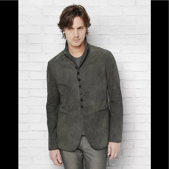 John Varvatos | Jackets & Coats | John Varvatos Collection Goat Suede ...